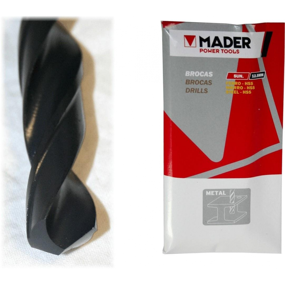 Broca para Metais, HSS, 19x200mm refª 95140 MADER - 95140 | Ferramentaspro