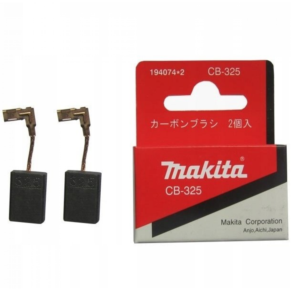 ESCOVAS CARVÃO CB 325 194074-2 MAKITA - 194074-2 - Ferramentaspro