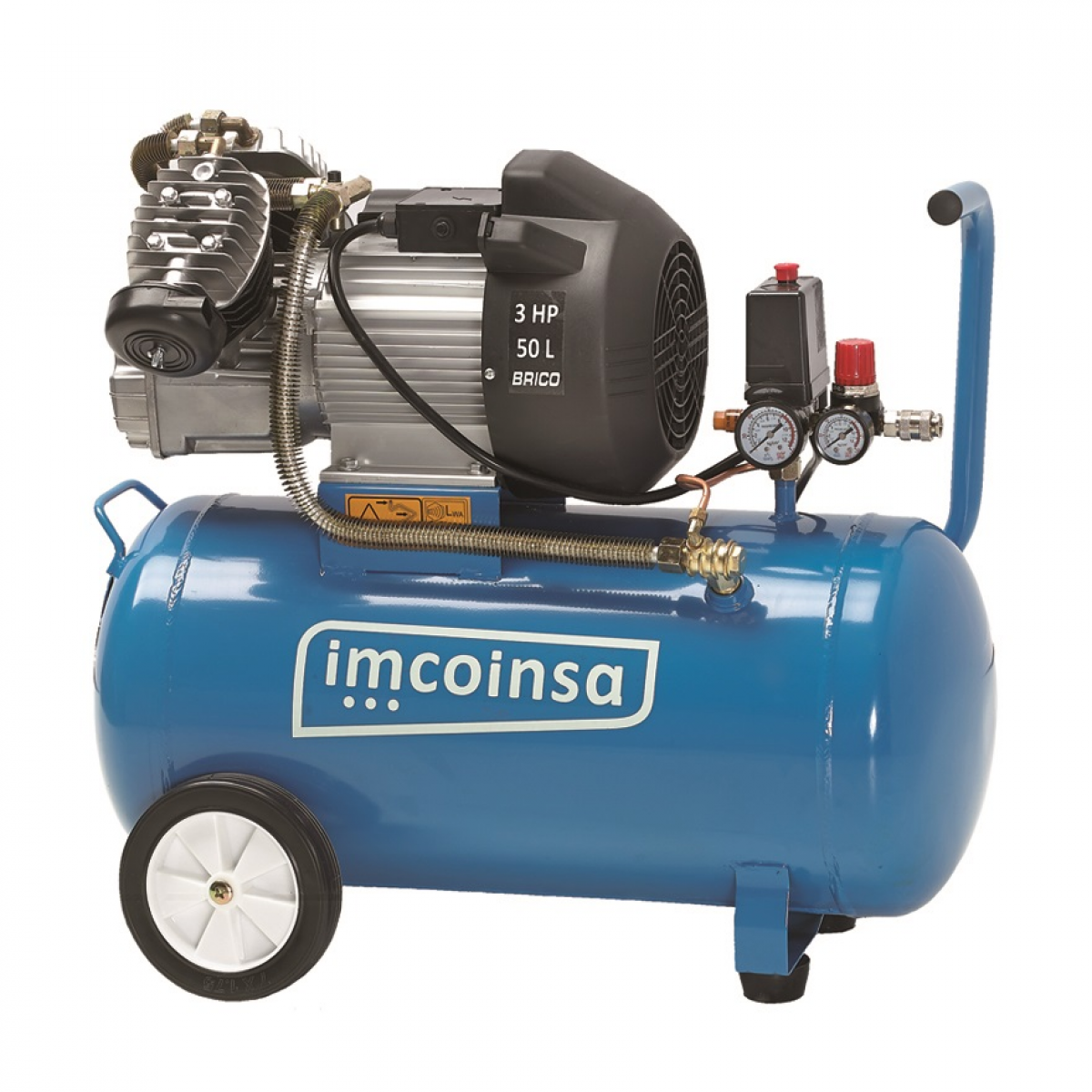 Compressor de Ar 50L / 3HP ref. 0453 IMCOINSA - 0453 | Ferramentaspro