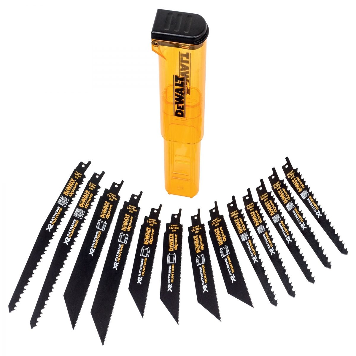 Jogo 13 Lâminas de Serra Sabre Bi-Metal XR EXTREME RUNTIME refª DT99550 ...