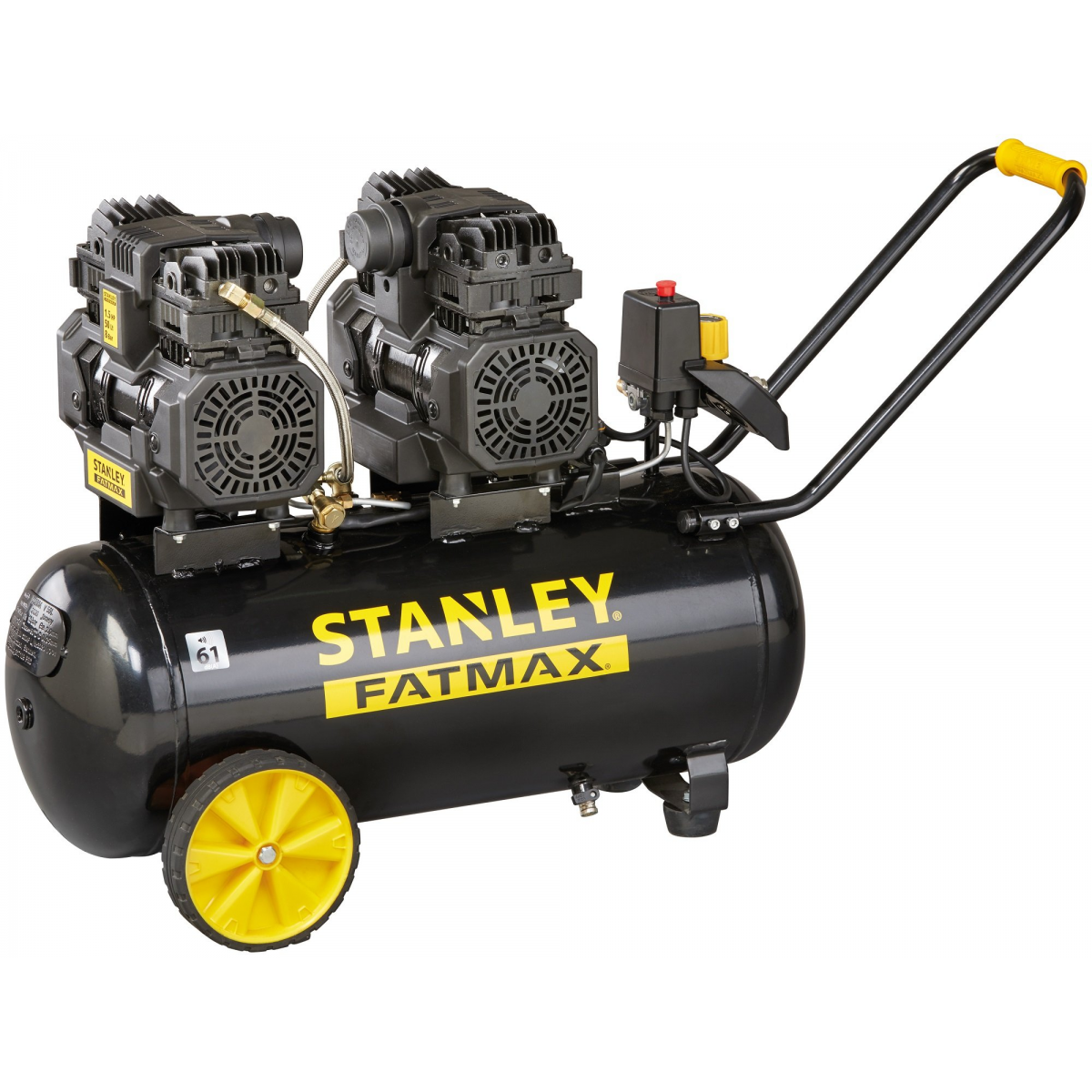 Compressor 50L 3Hp Silent refª FMXCMS3050HE STANLEY - B2DC504STF583 ...