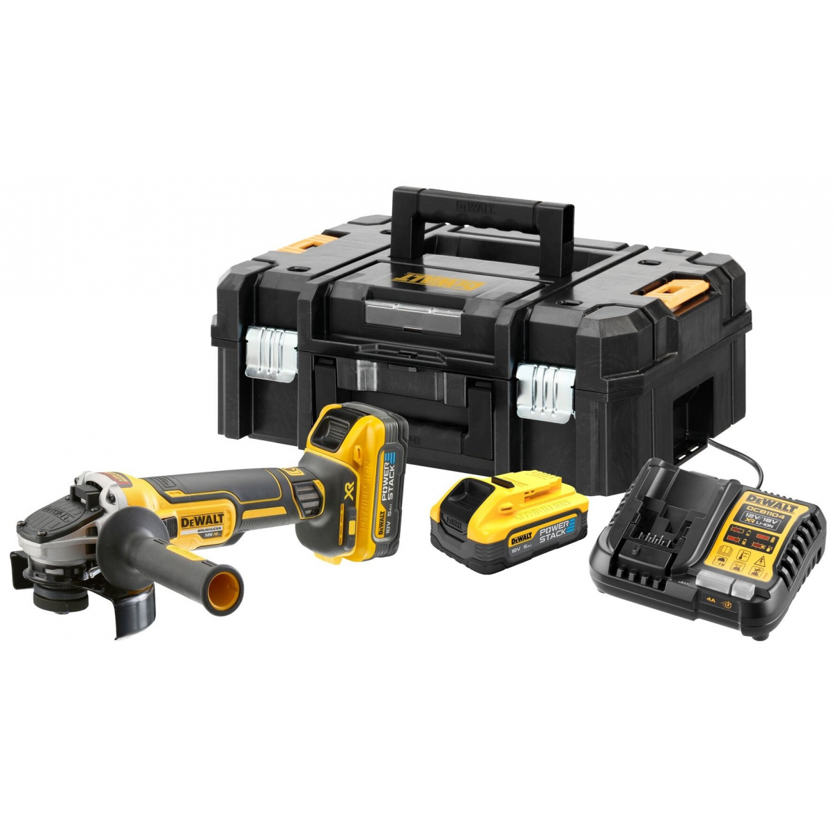 Rebarbadora 125mm 18v XR 2x5.0Ah PoerStack refª DCG409H2T-QW DEWALT ...