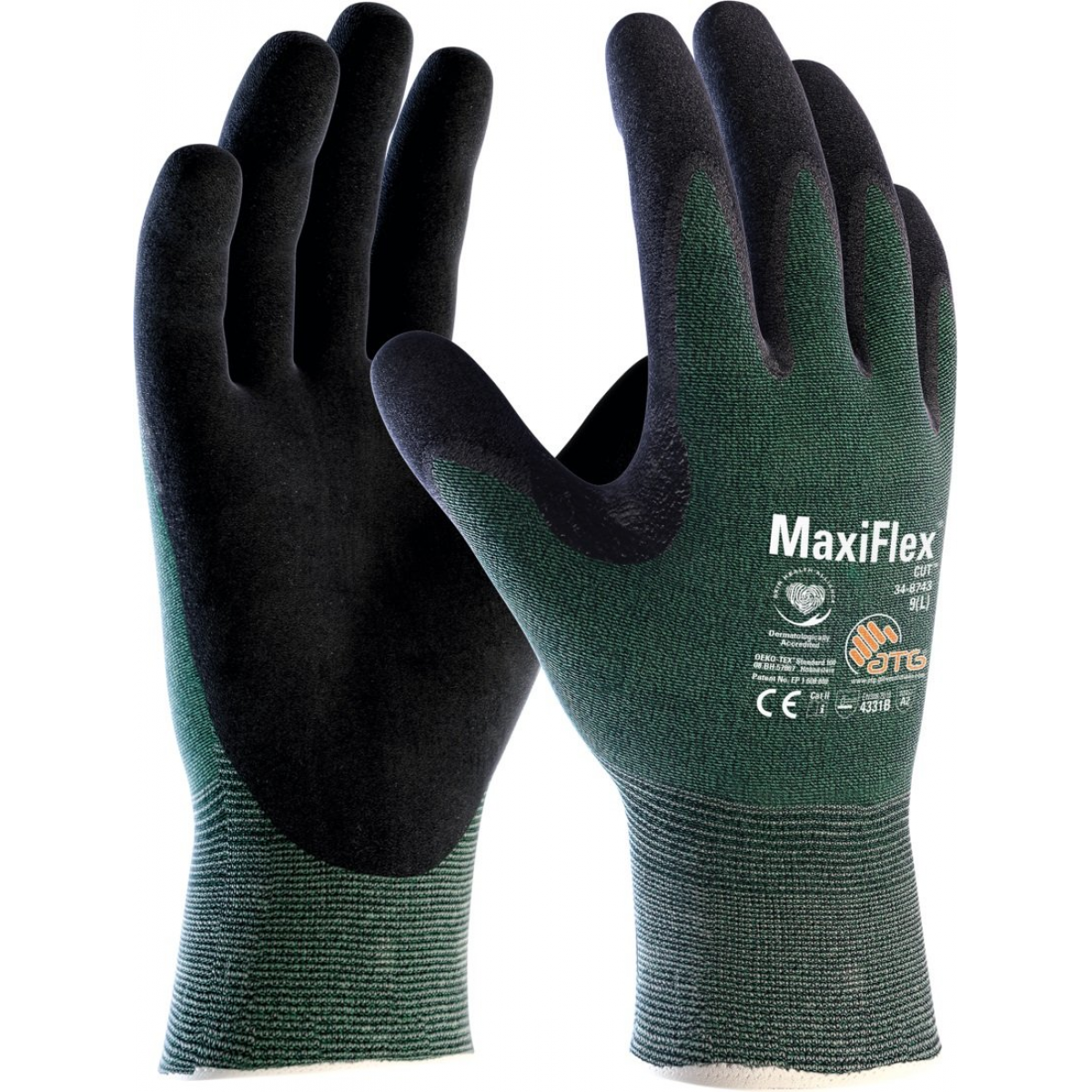Luva MaxiFlex Cut3 refª 34-8743 ATG - 34-8743.34 - Ferramentaspro