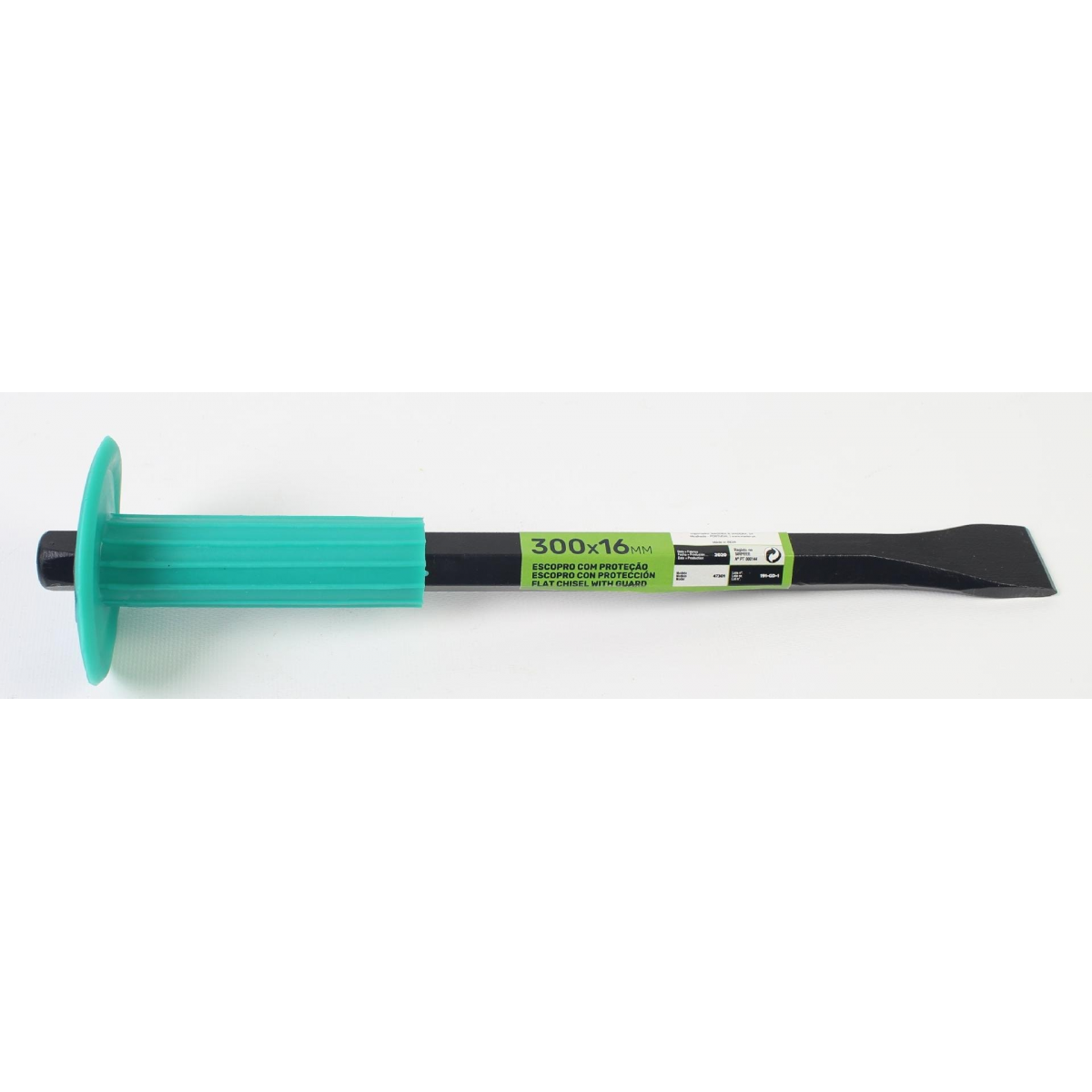 Escopro, Reforçado com Proteção, 16x250mm refª 47300 SAURIUM - 47300 ...