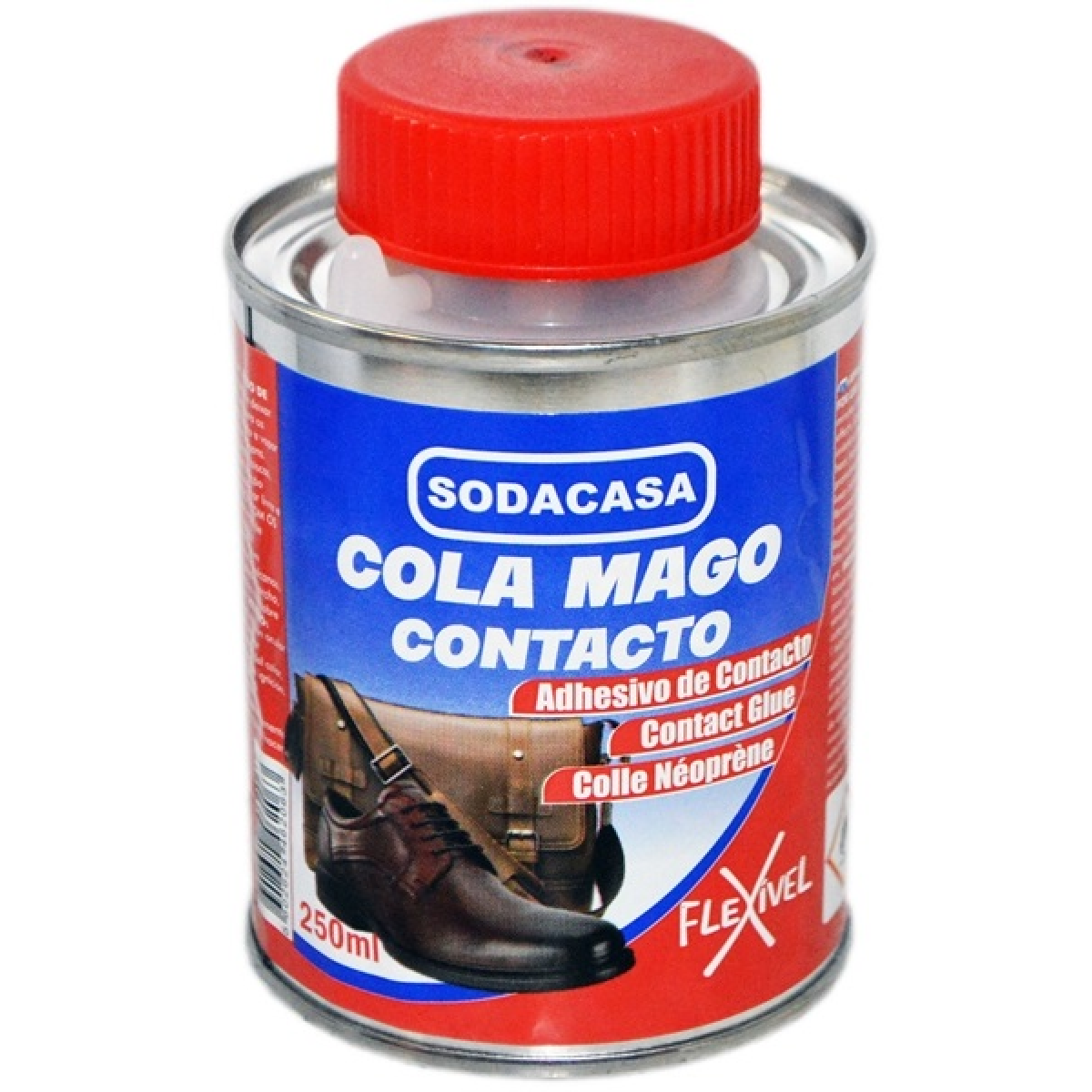 Cola contacto lata c/pincel 250ml refª 46206 Mago - A46206 - Ferramentaspro