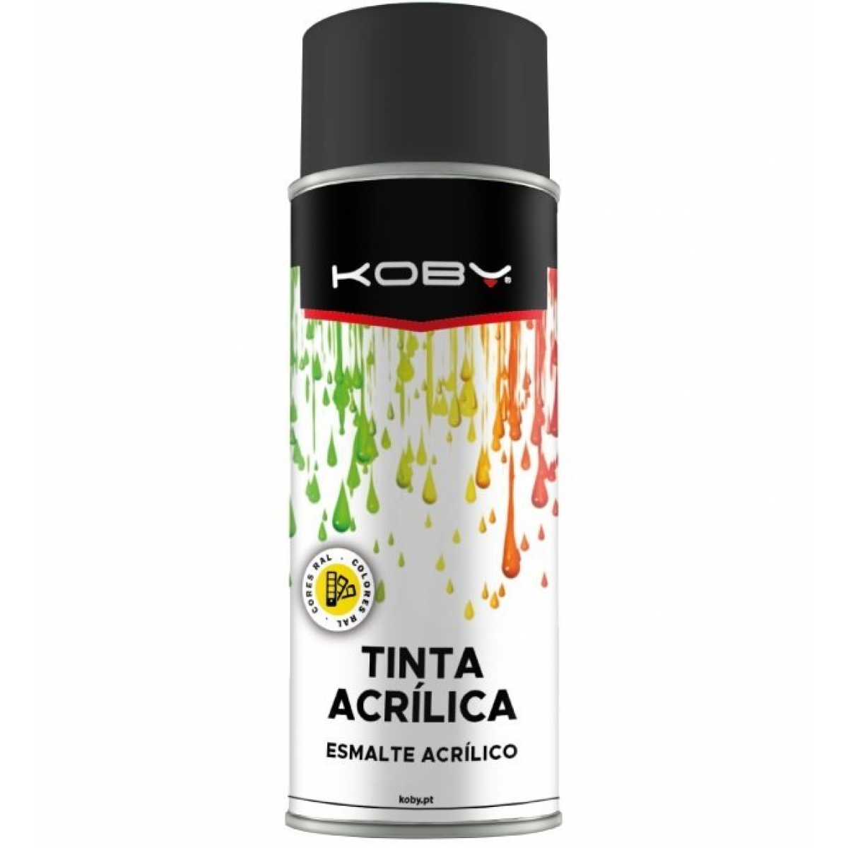 SPRAY KOBY PRETO BRIL 400ML - 600001061419005 | Ferramentaspro