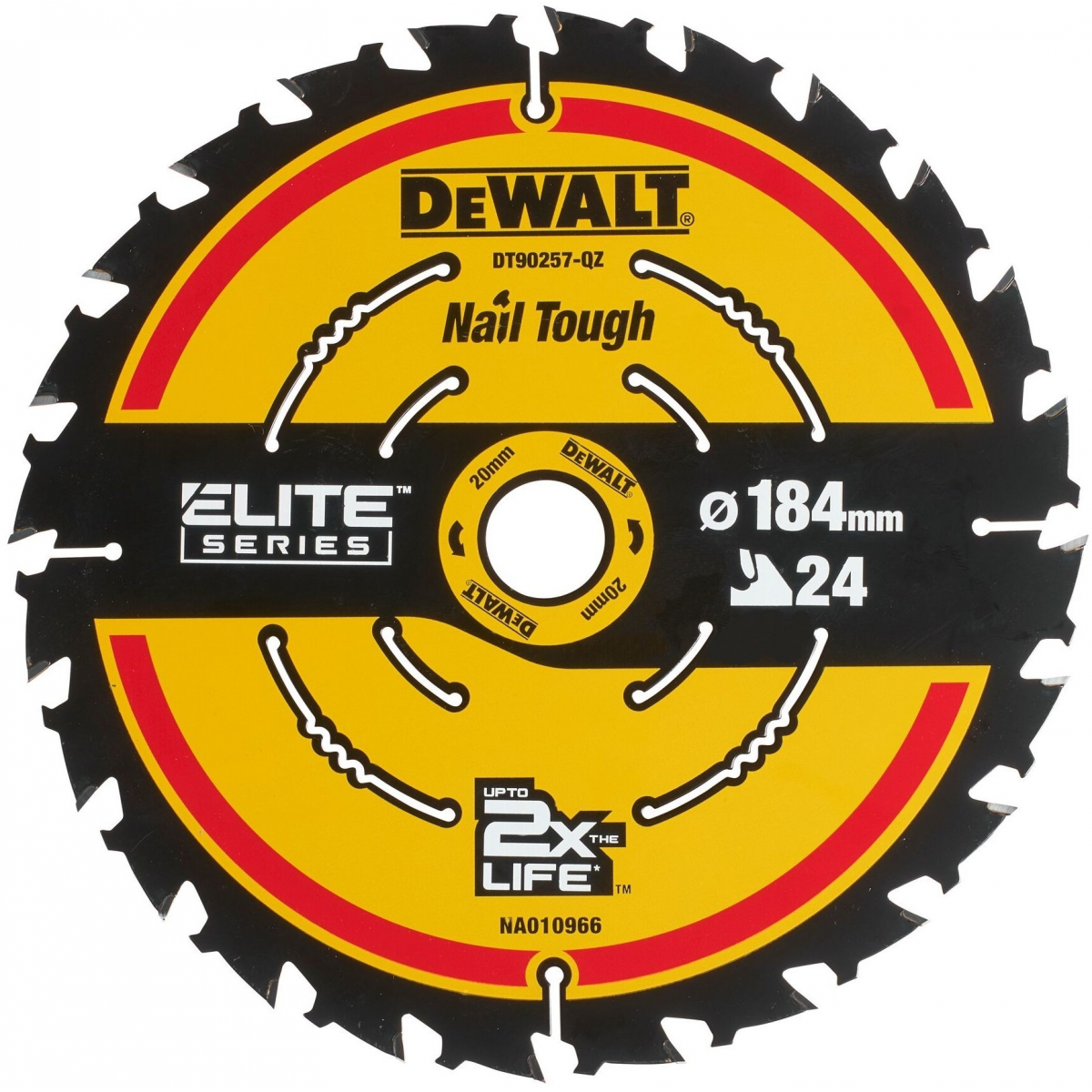 Disco DeWalt 184x20mm 24 dentes RTS Elite DT10624-QZ (DT10401-QZ ...